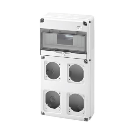 Gewiss ipari dugaljkombi csatlakozó doboz 10 modul + 4db 16A vagy 32A ...