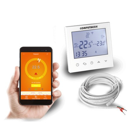 Computherm E280 WIFI programozható szobatermosztát E280 wi-fi radiátoros- és padlófűtési ...