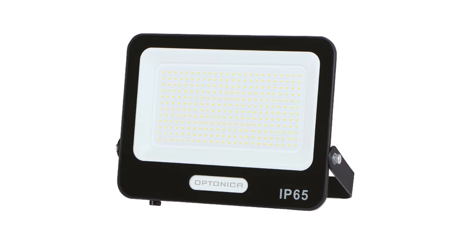 Optonica LED reflektor 300W 27000lm 6000K fekete 15835