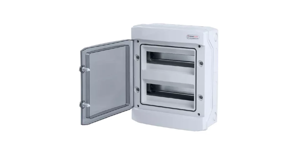 Tehnoplast falon kívüli lakáselosztó 24 (2x12) modulos kiselosztó doboz ...