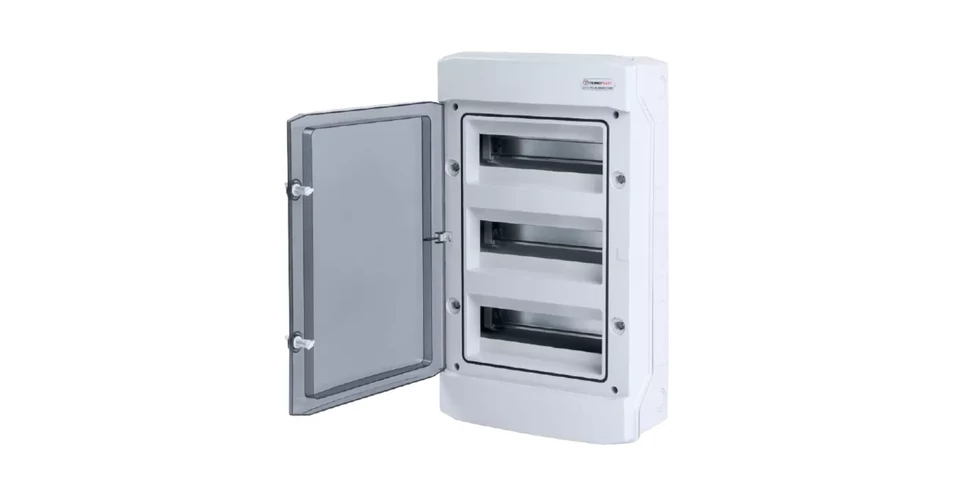 Tehnoplast falon kívüli lakáselosztó 36 (3x12) modulos kiselosztó doboz ...