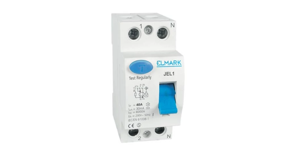 ELMARK FI relé 2P 40A 100mA 40242
