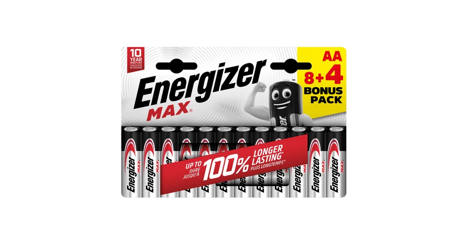 Energizer Max alkáli ceruza elem AA 8+4db/bliszter