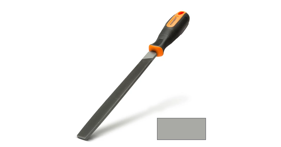 Handy precíziós reszelő fémhez - lapos, kétszeres vágású - közepes ...