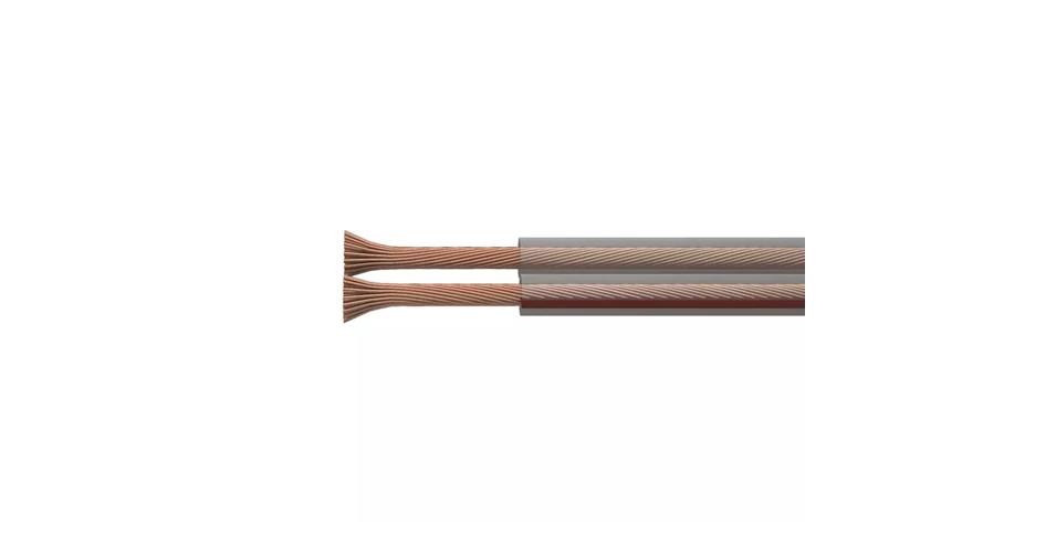 Emos ECO hangfalkábel 2x2,5 mm2 átlátszó rézbevonatú alumínium (CCA) S8405