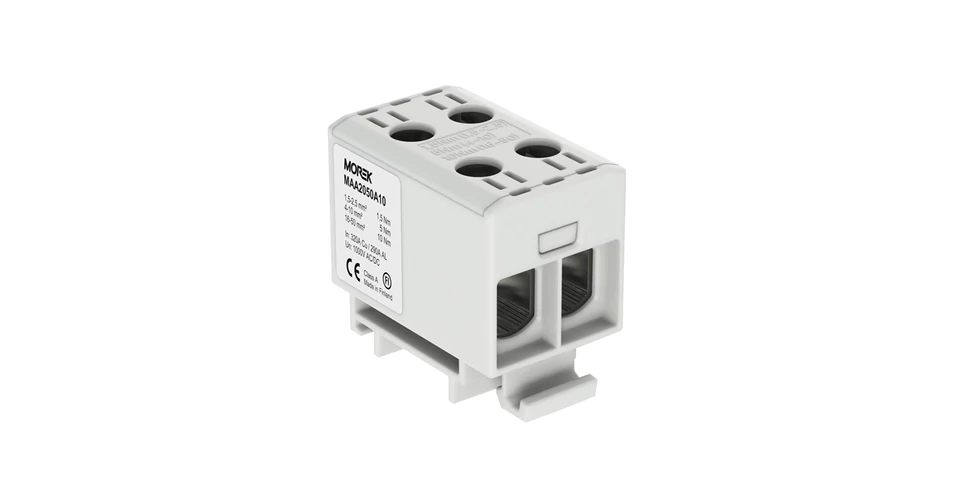 Morek fővezetéki leágazó sorkapocs szürke 2x1,5-50 mm2 OTL50-2 MAA2050A10