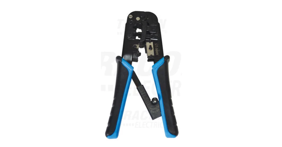 Tracon Vágó, csupaszító és présszerszám fogó RJ csatlakozóhoz RJ86 ...