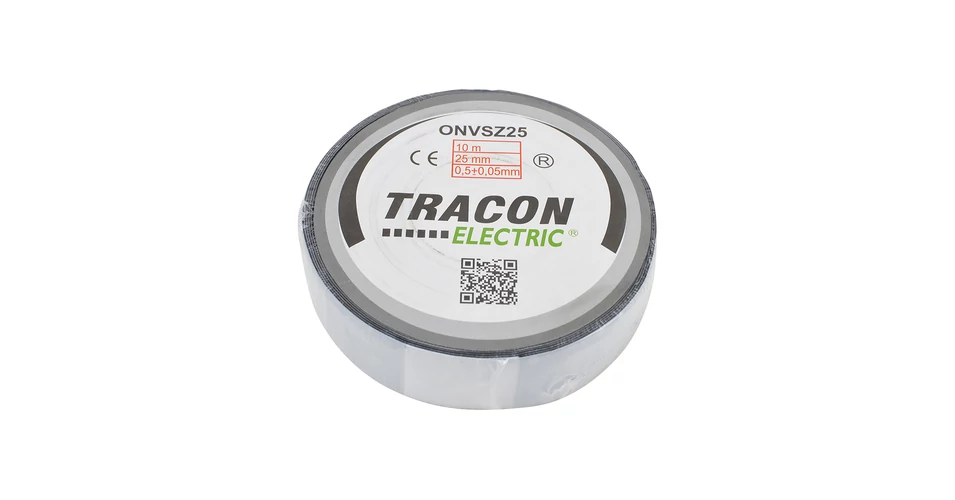 Tracon önvulkanizáló szalag fekete 10mx25mm ONVSZ25